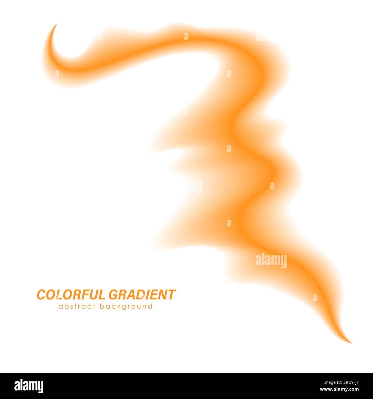 Colorful smoky gradient. Abstract color form. Template for posters ...
