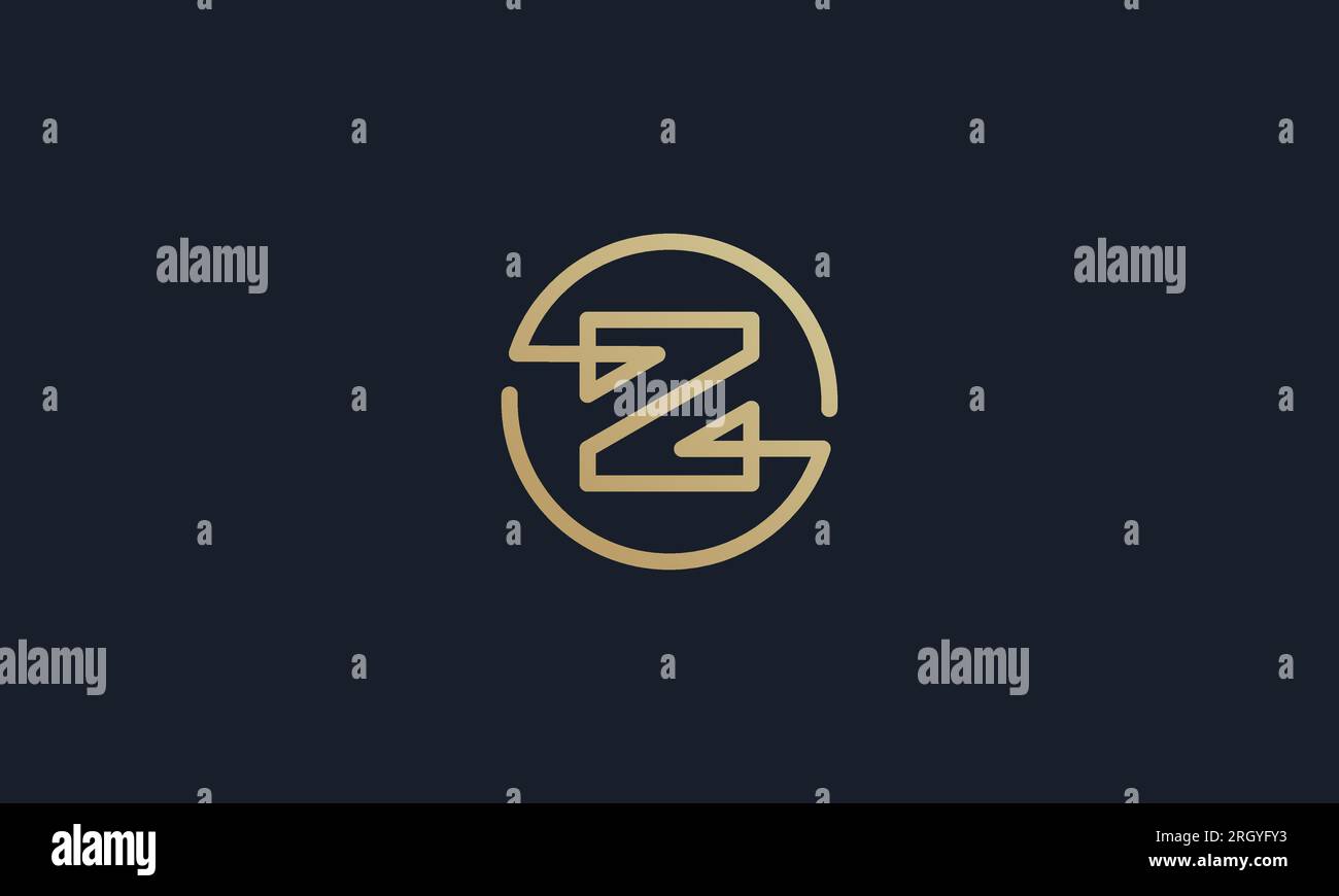 Z or ZZ or double Z logo design . simple and modern logo style Stock ...