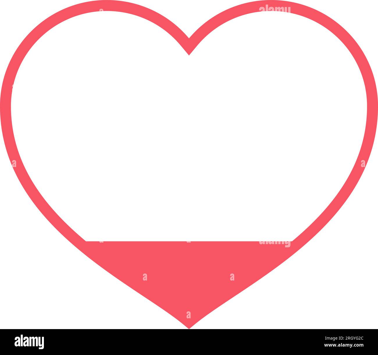 design for love rating, feedback rating with heart icon in vector Stock ...