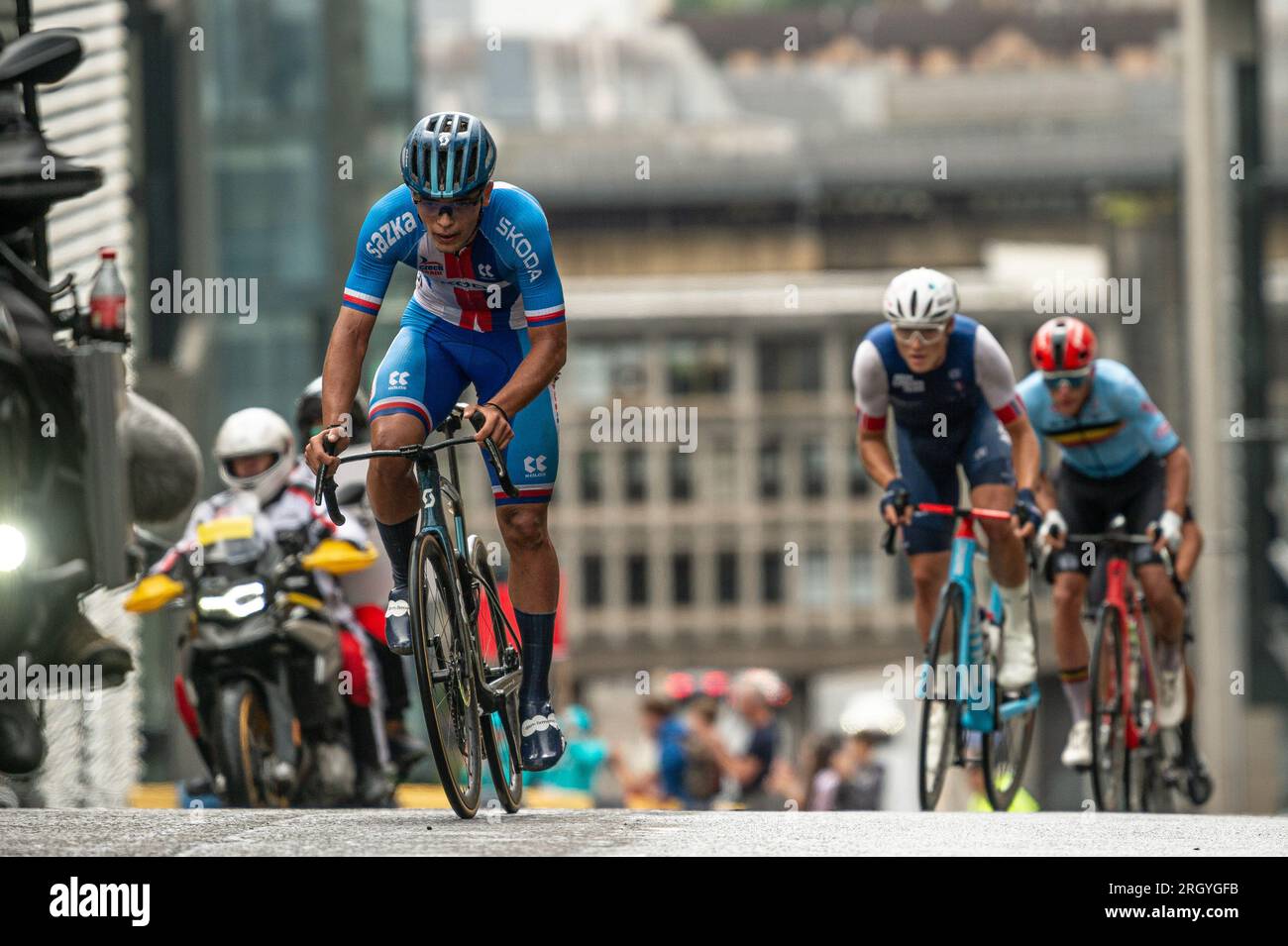 2023 UCI Cycling World Championships Glasgow, cycling, road race U23 ...