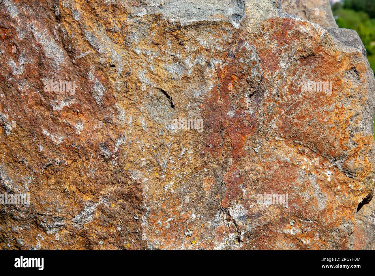 large stones for the decoration of the territory, the structure of ...