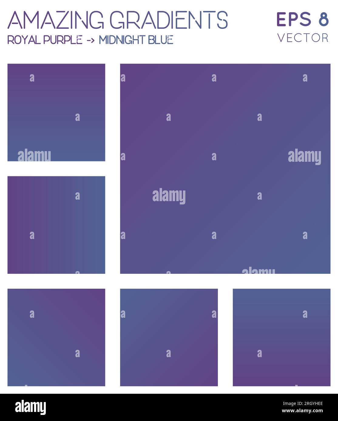 Colorful gradients in royal purple, midnight blue color tones. Actual ...