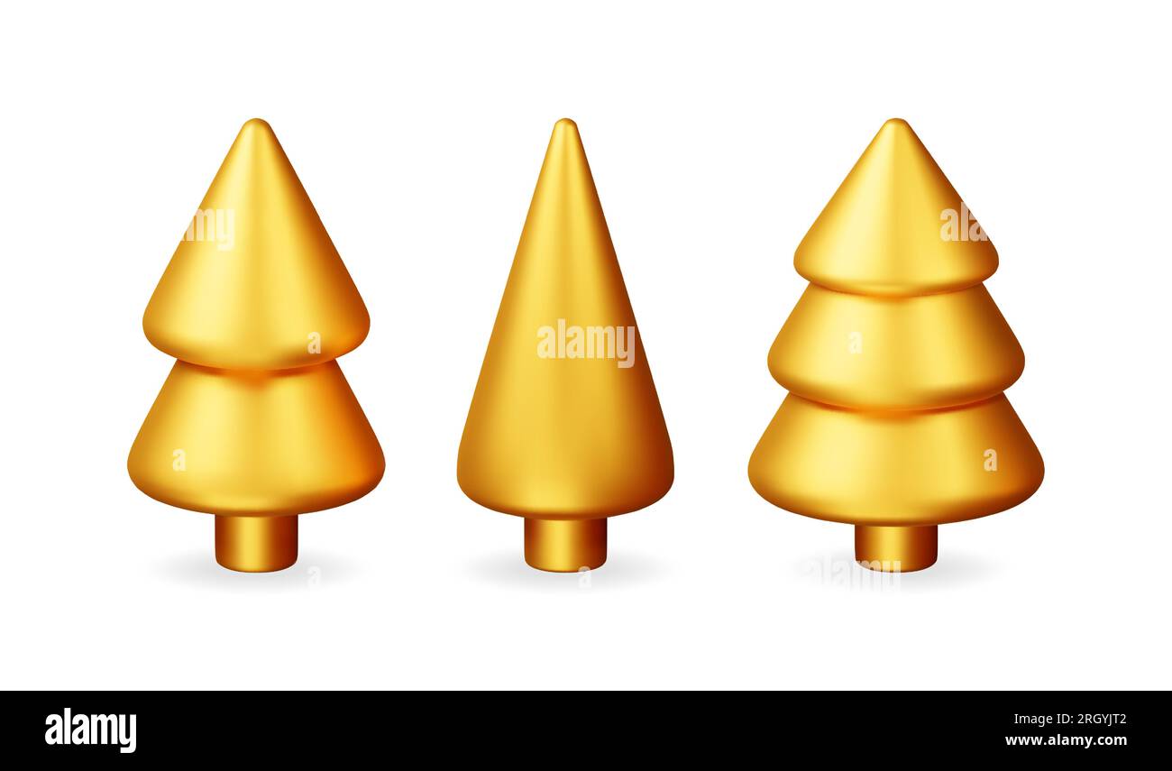 Christmas tree in triangle Cut Out Stock Images & Pictures - Alamy