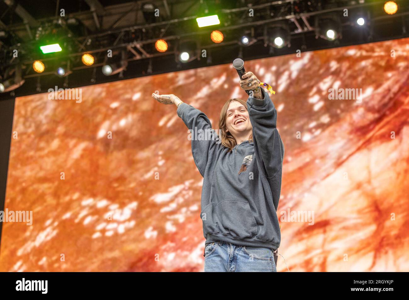 San Francisco, USA. 11th Aug, 2023. Singer Ethel Cain (Hayden Silas ...