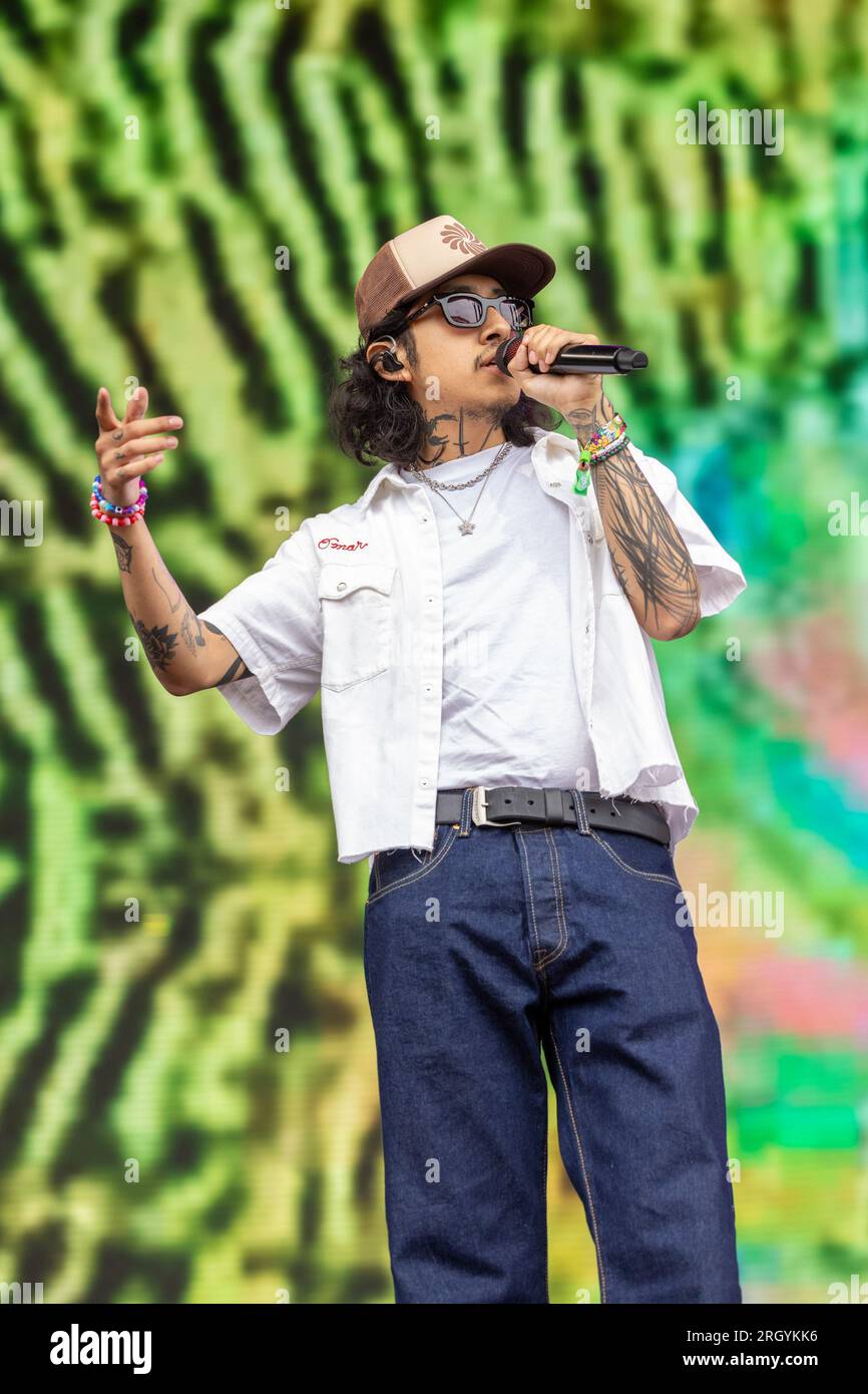 San Francisco, USA. 11th Aug, 2023. Musician Cuco (Omar Banos) during ...