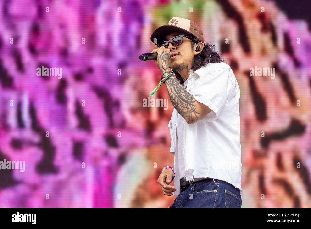 San Francisco, USA. 11th Aug, 2023. Musician Cuco (Omar Banos) during ...