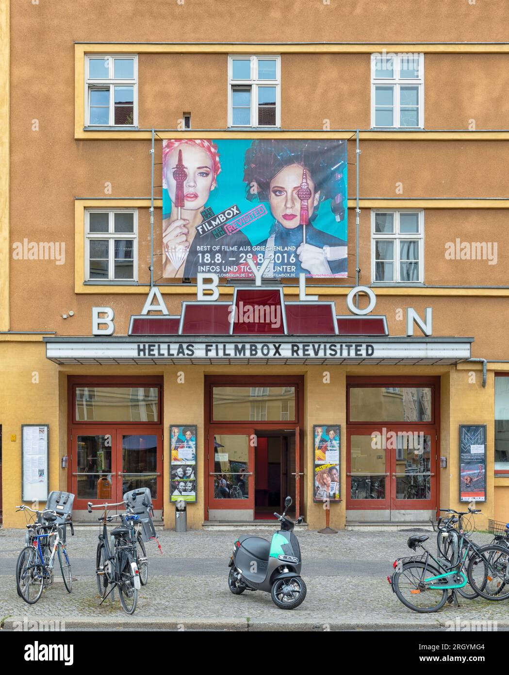 Babylon cinema, Rosa-Luxembourg Platz Stock Photo - Alamy