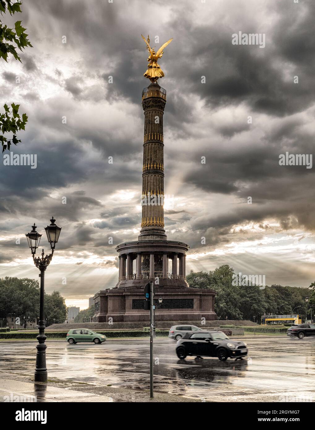 Berlin Victory Column, monument in Berlin designed by Heinrich Strack ...