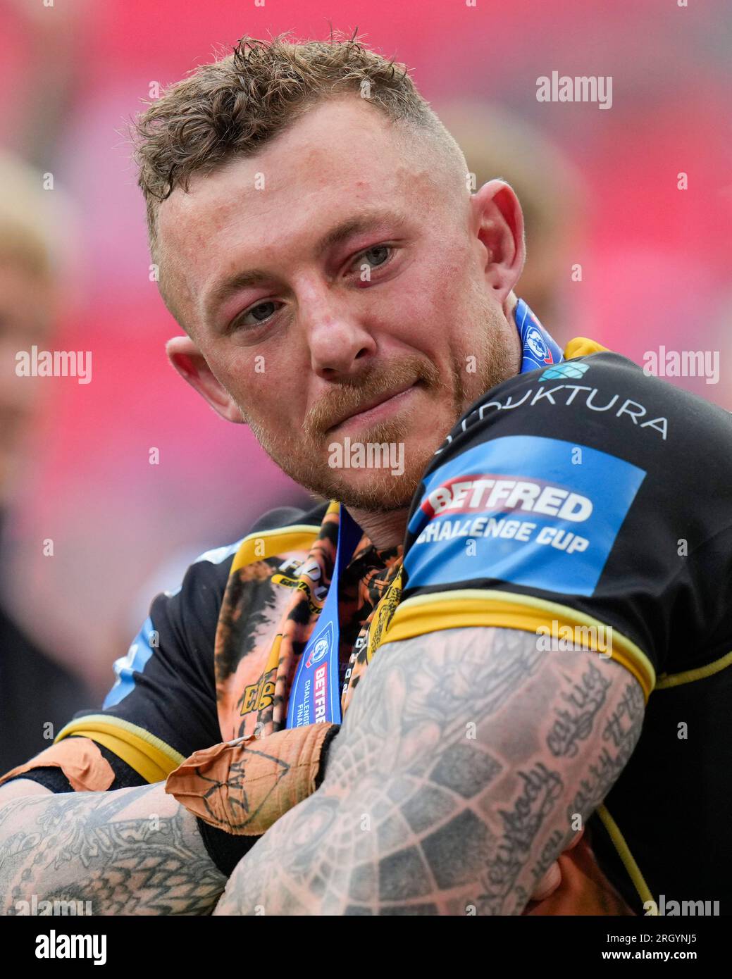 Leigh leopards challenge cup fans hi-res stock photography and images ...