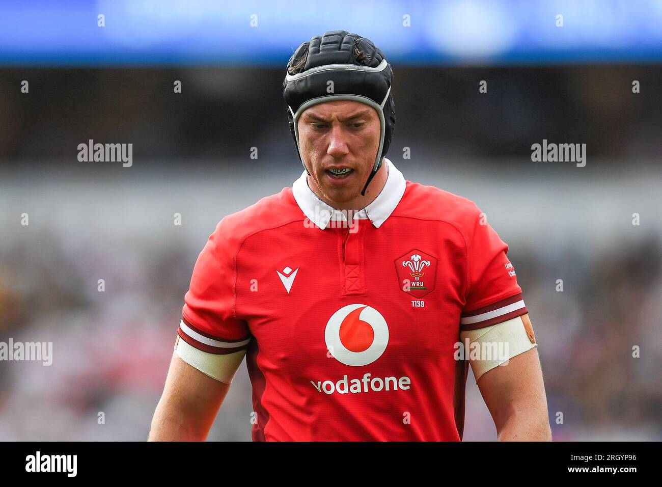 Adam Beard of Wales during the 2023 Summer Series match England vs Wales at Twickenham Stadium ...