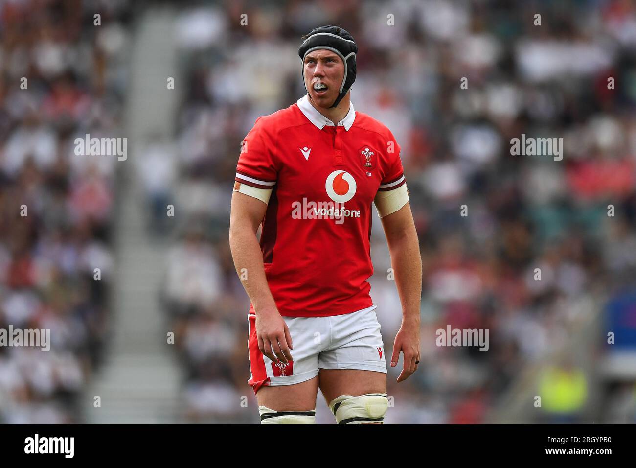 Adam Beard of Wales during the 2023 Summer Series match England vs ...