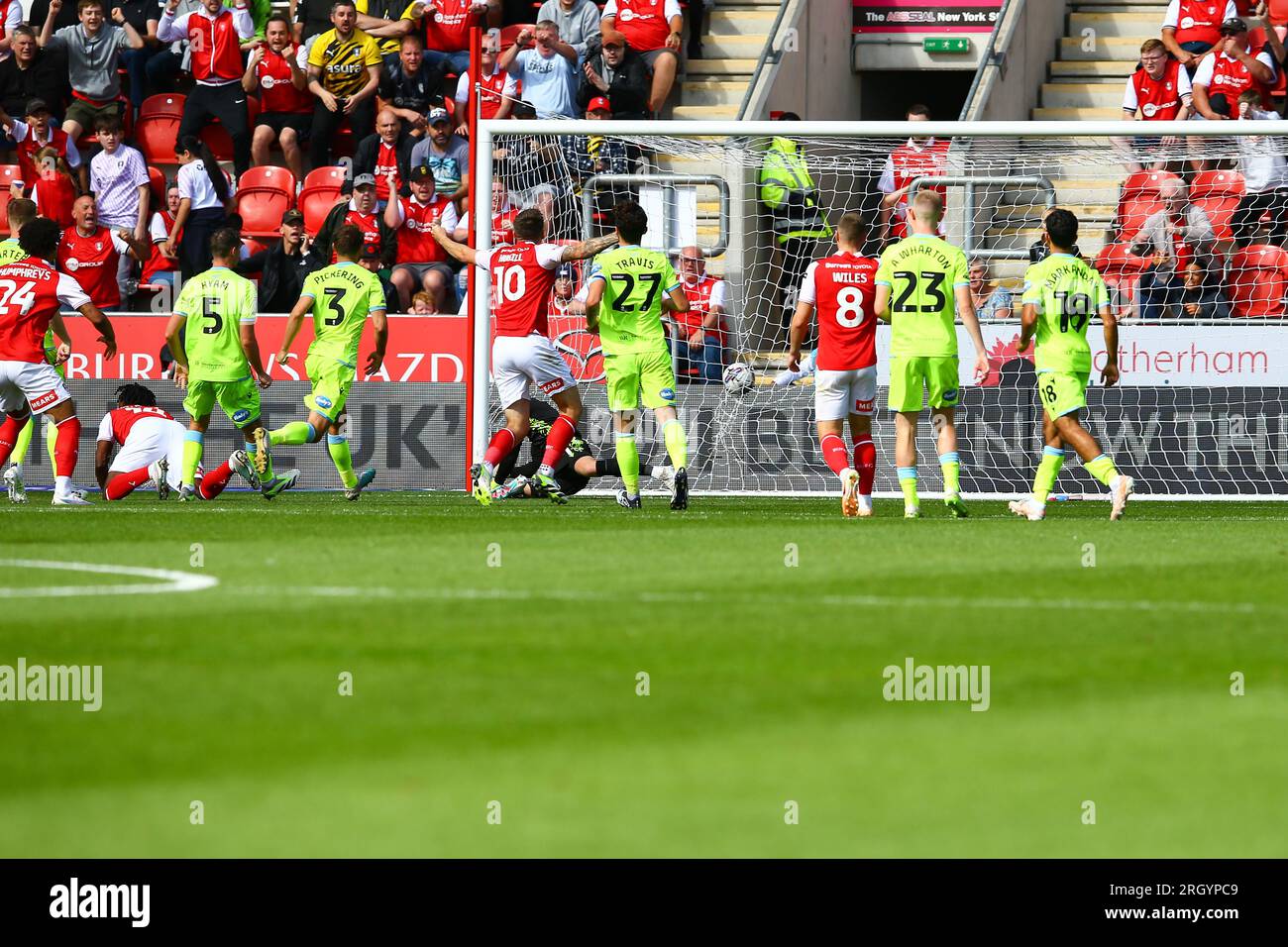AESSEAL New York Stadium, Rotherham, England - 12th August 2023 Fred ...