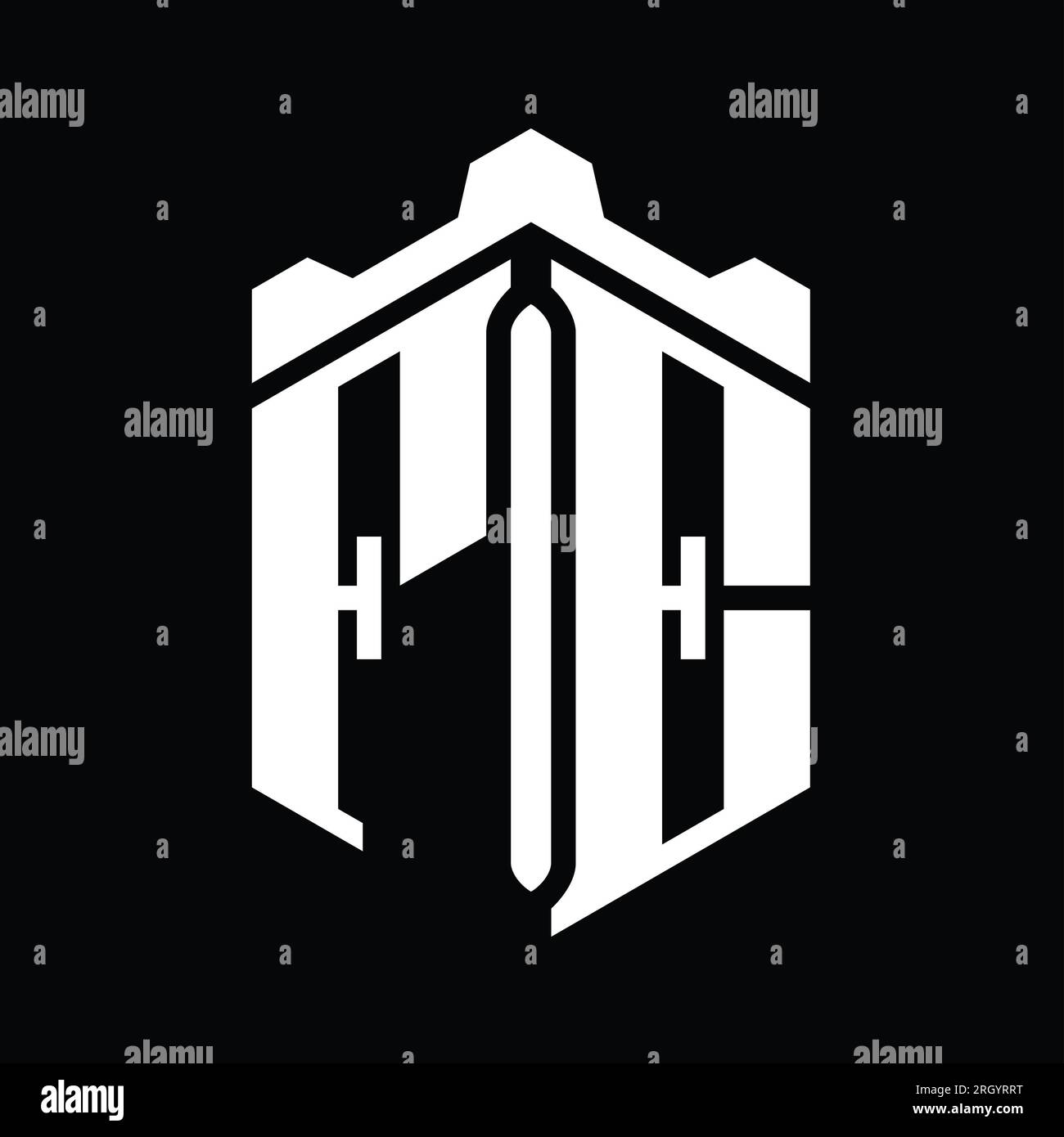 Fe gaming logo hi-res stock photography and images - Alamy
