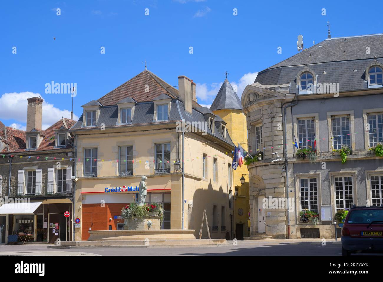 The medieval town of Avallon, FR Stock Photo - Alamy