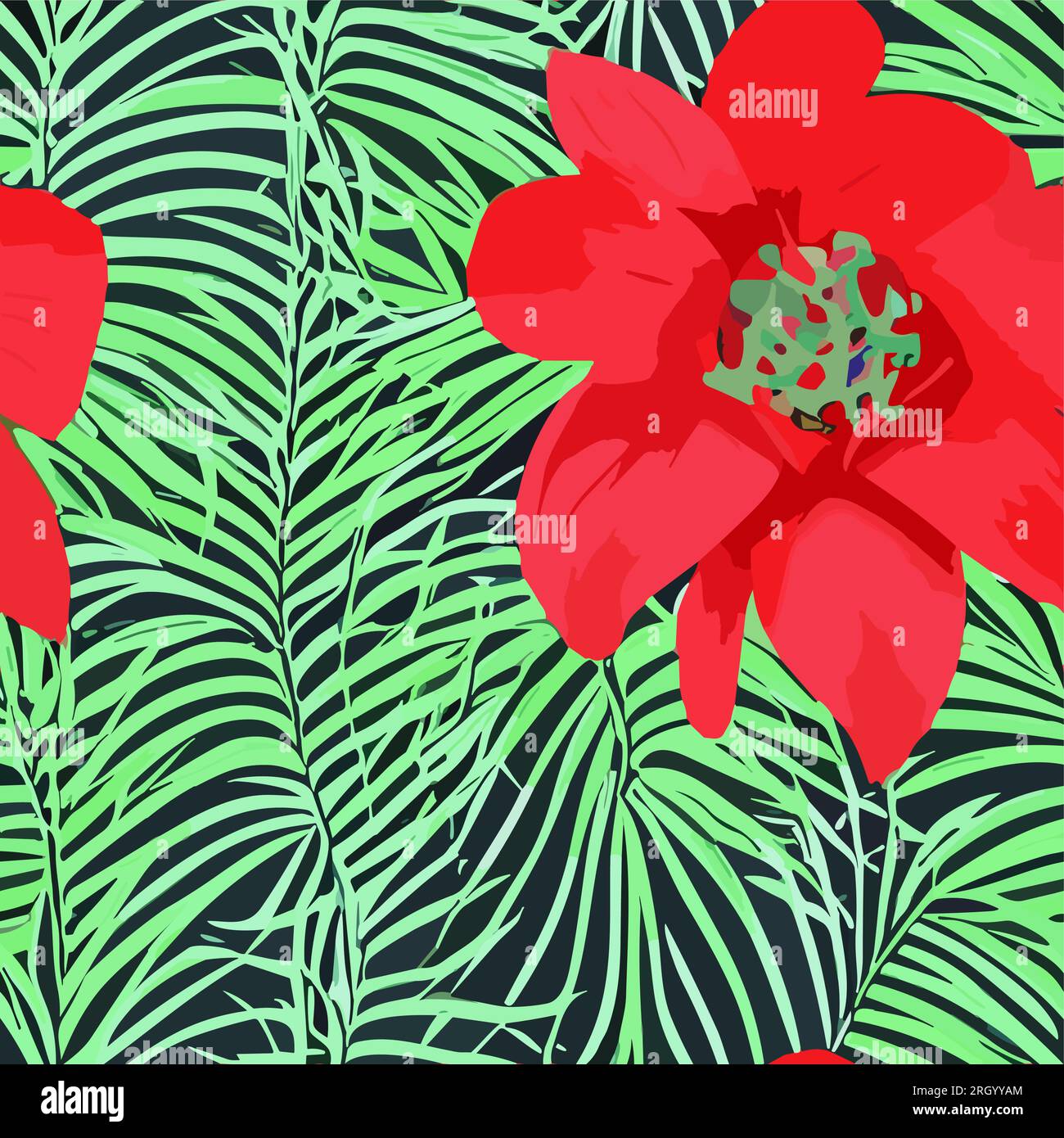 Medium green foliage Stock Vector Images - Alamy