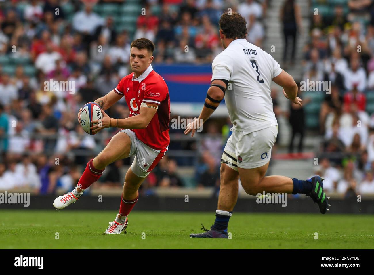 Joe Roberts of Wales in actionduring the 2023 Summer Series match England vs Wales at Twickenham ...