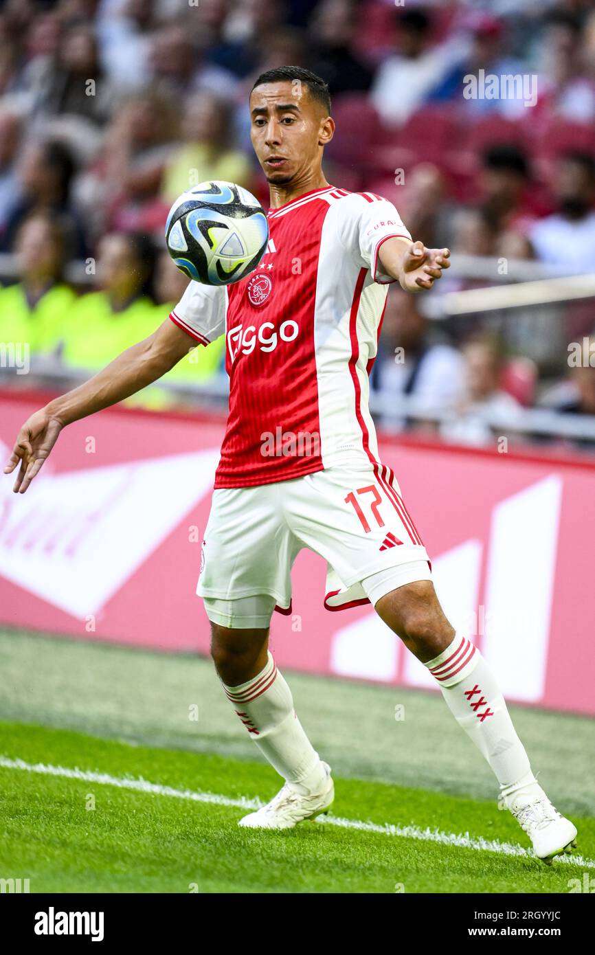 AMSTERDAM - Anass Salah-Eddine of Ajax during the Dutch premier league ...