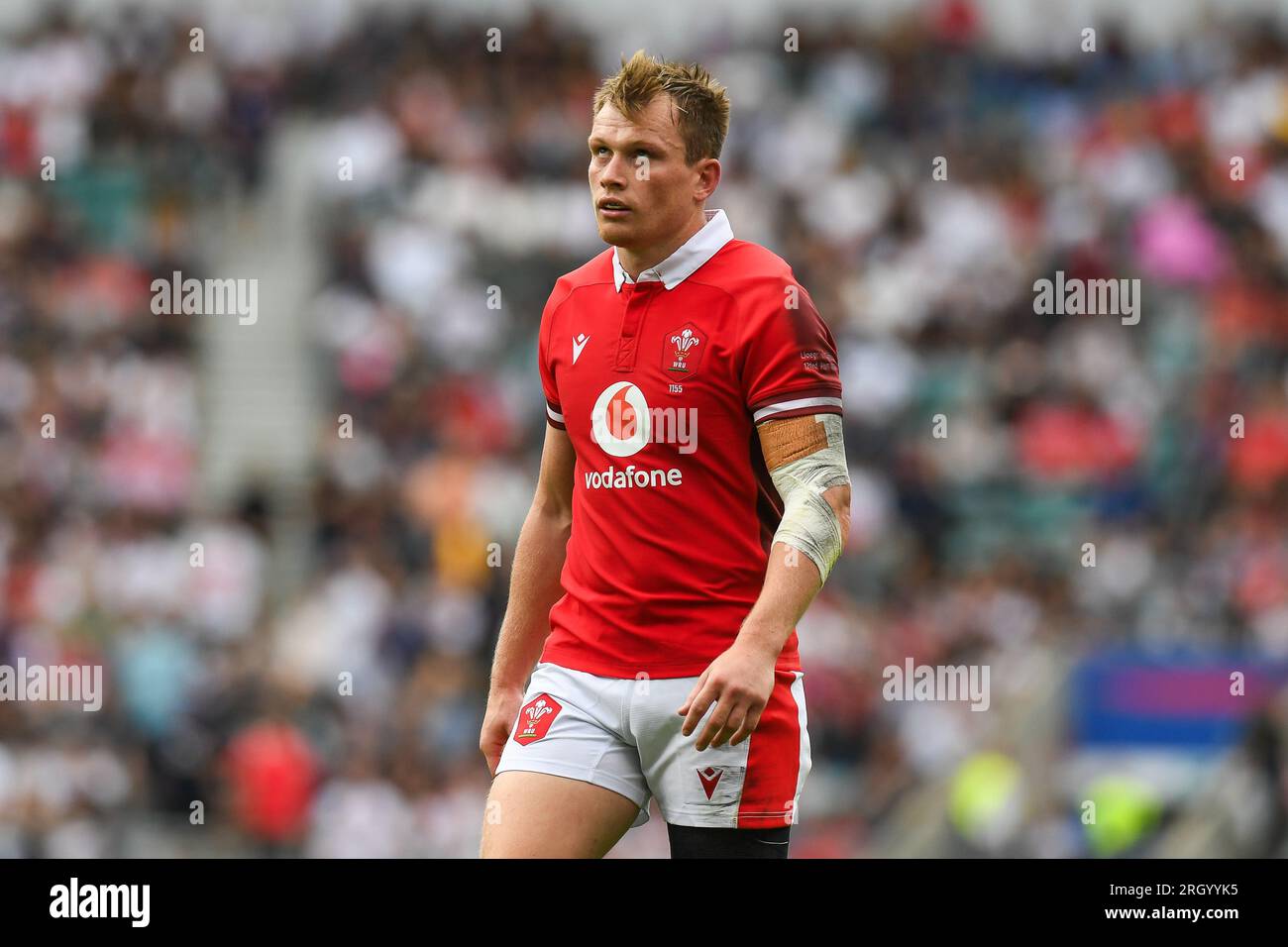 Nick Tompkins of Wales during the 2023 Summer Series match England vs ...