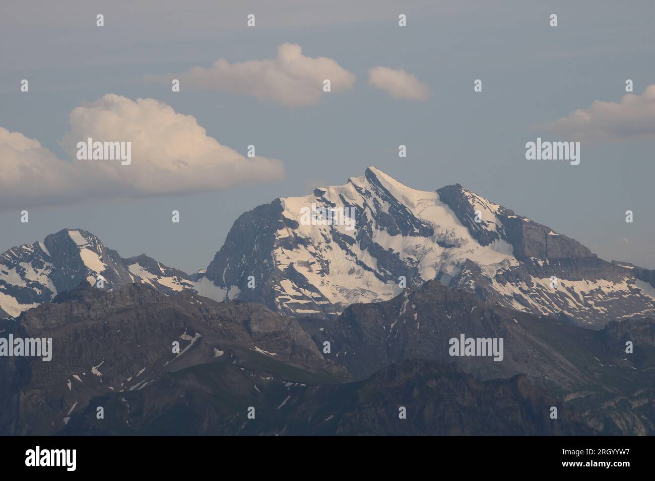 Mount Doldenhorn in summer, Switzerland Stock Photo - Alamy