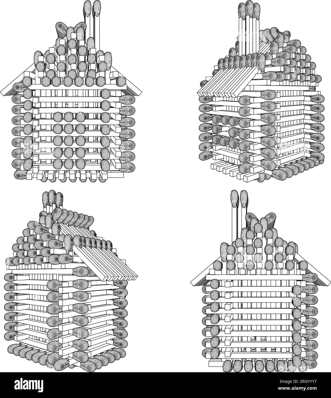Lightweight architecture Stock Vector Images - Alamy