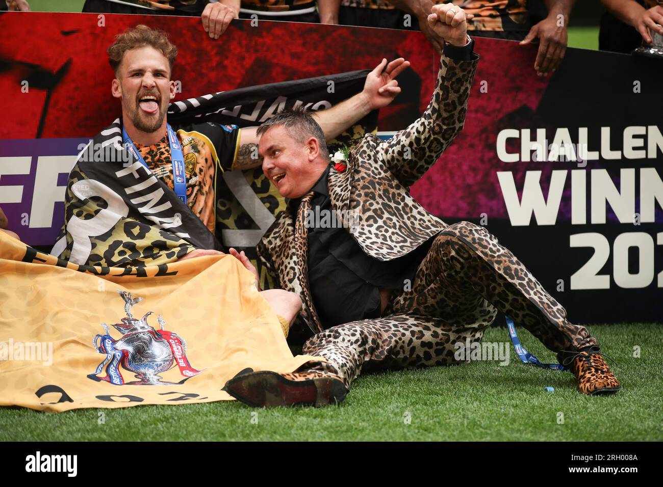 London, UK. 12th Aug, 2023. Ben Reynolds of Leigh Leopards and Leigh ...