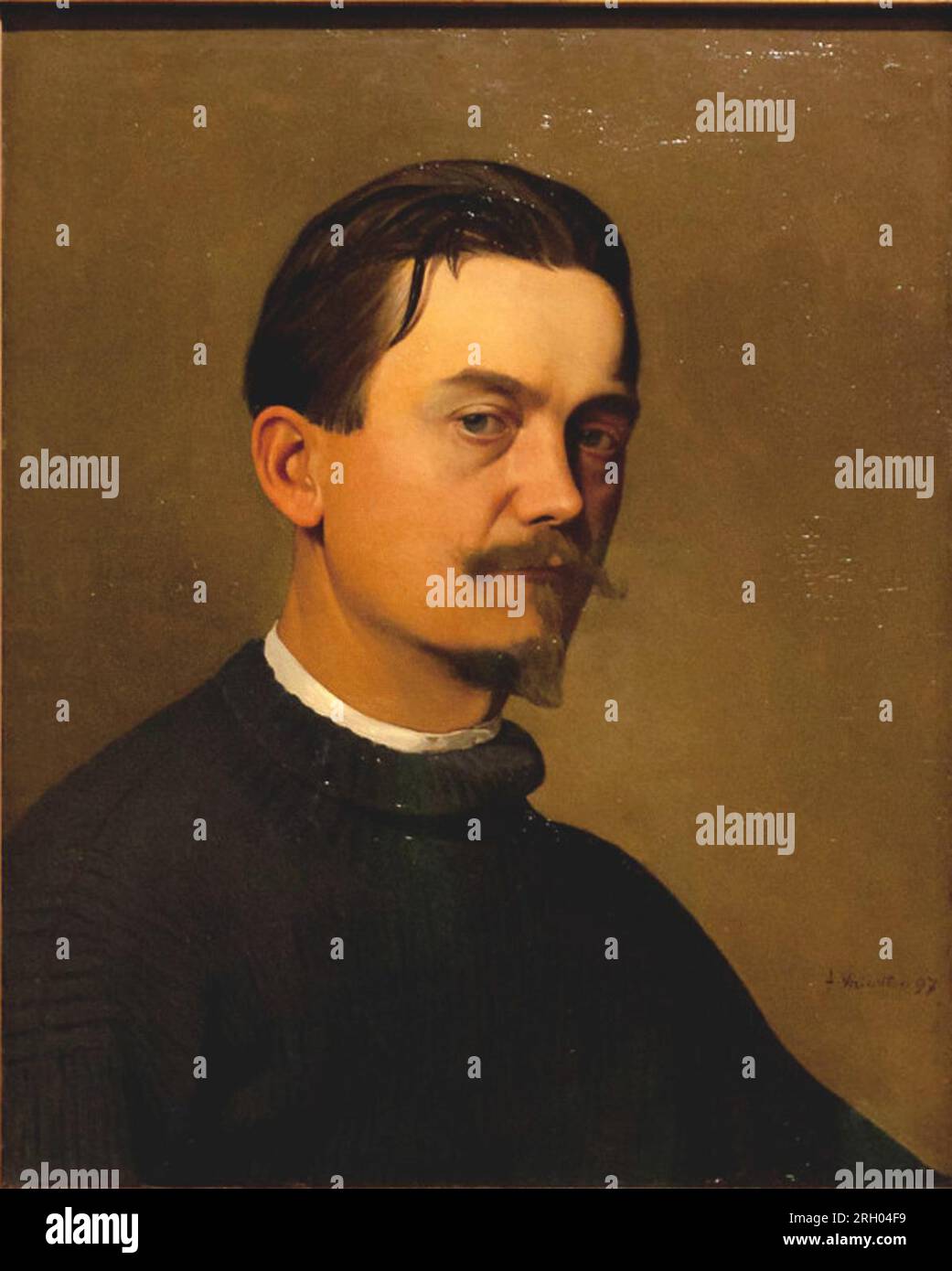 Self-portrait, 1897 1897 by Félix Vallotton Stock Photo - Alamy