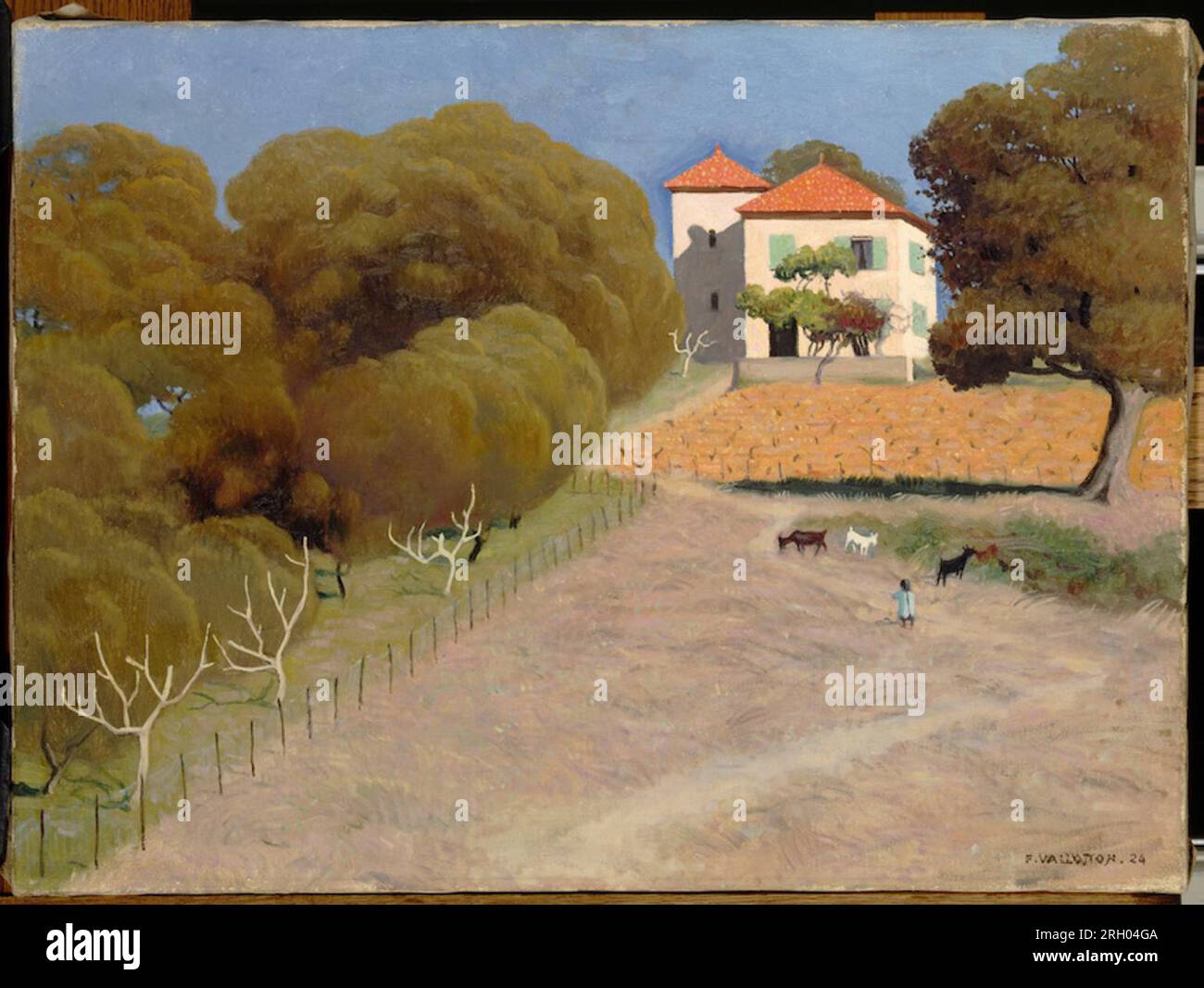 Paysage au toit rouge hi-res stock photography and images - Alamy
