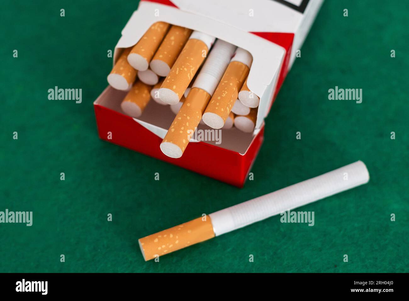 smoking cigarettes bad for health Stock Photo - Alamy