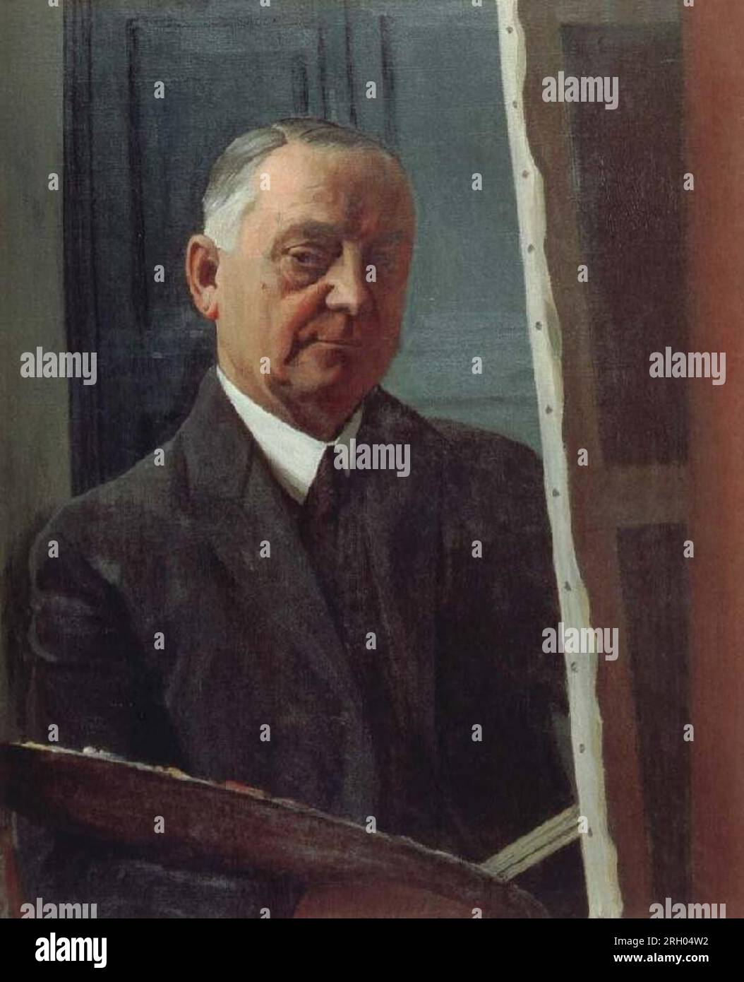 Self-portrait (Félix Vallotton, 1923) 1923 by Félix Vallotton Stock ...