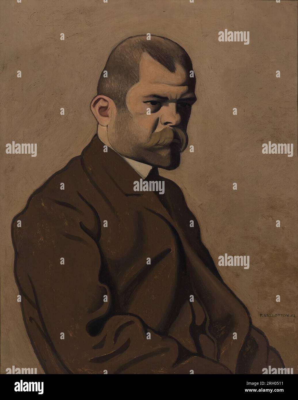 Portrait of Ambroise Vollard 1902 by Félix Vallotton Stock Photo - Alamy