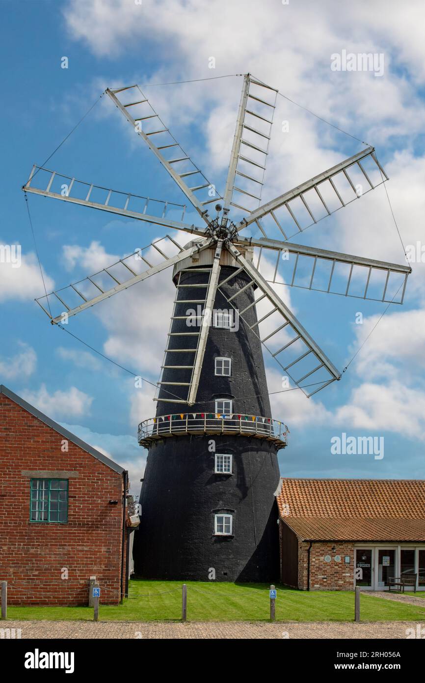 Heckington 8 Sailed Windmill, Heckington, Lincolnshire, England Stock ...