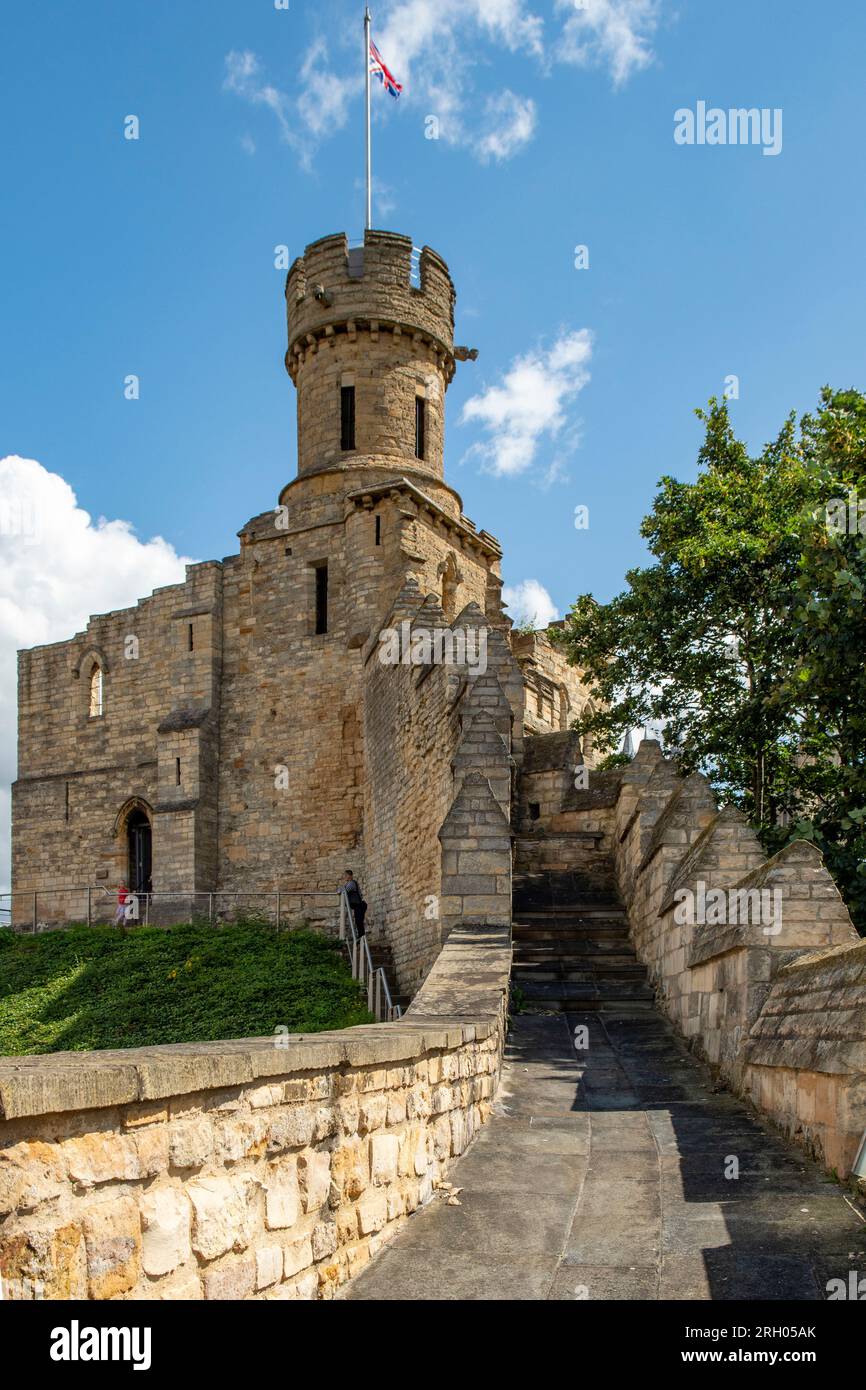 Observation Tower, Lincoln Castle, Lincoln, Lincolnshire, England Stock ...