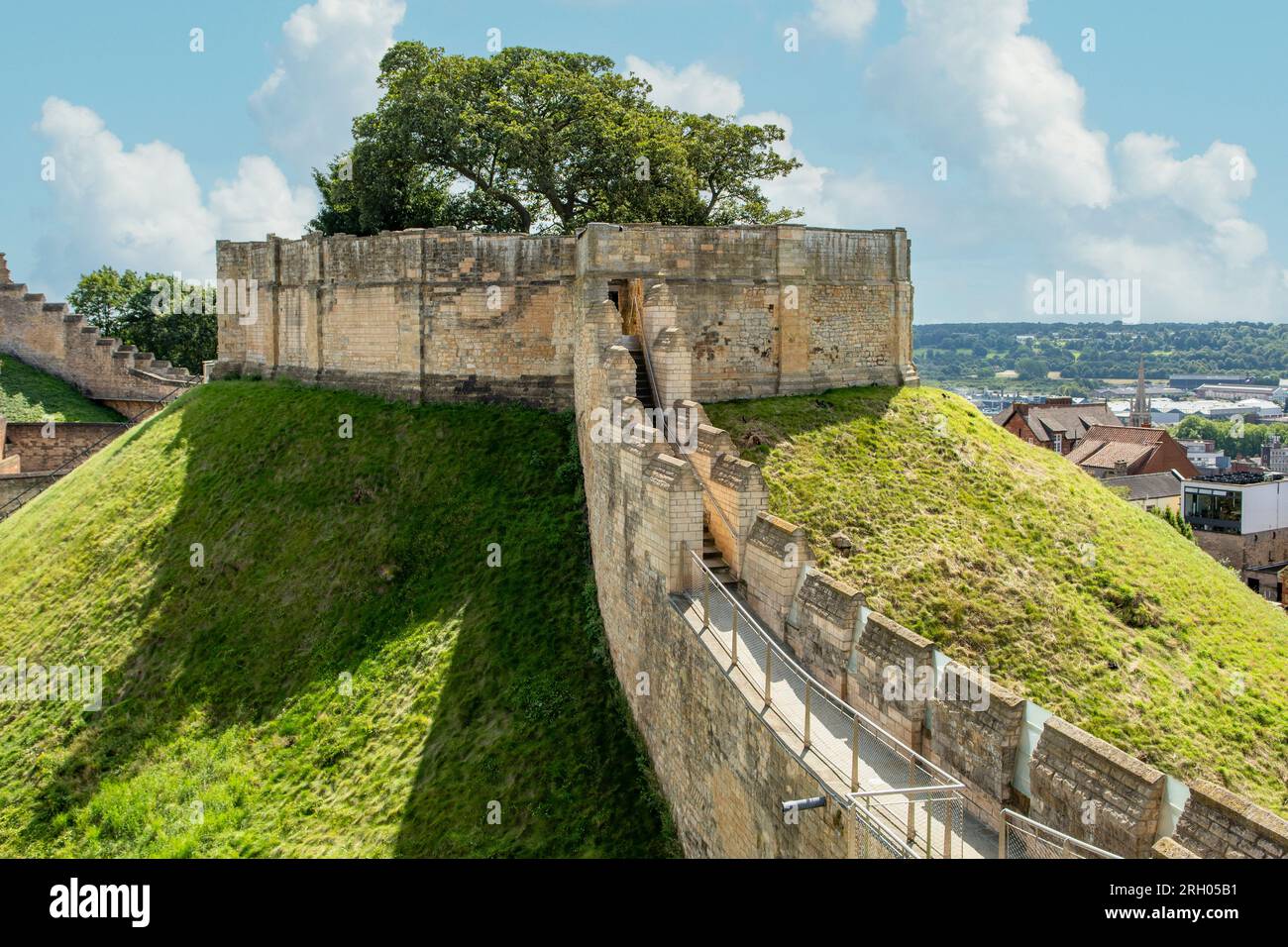 Lucy Tower, Lincoln Castle, Lincoln, Lincolnshire, England Stock Photo ...