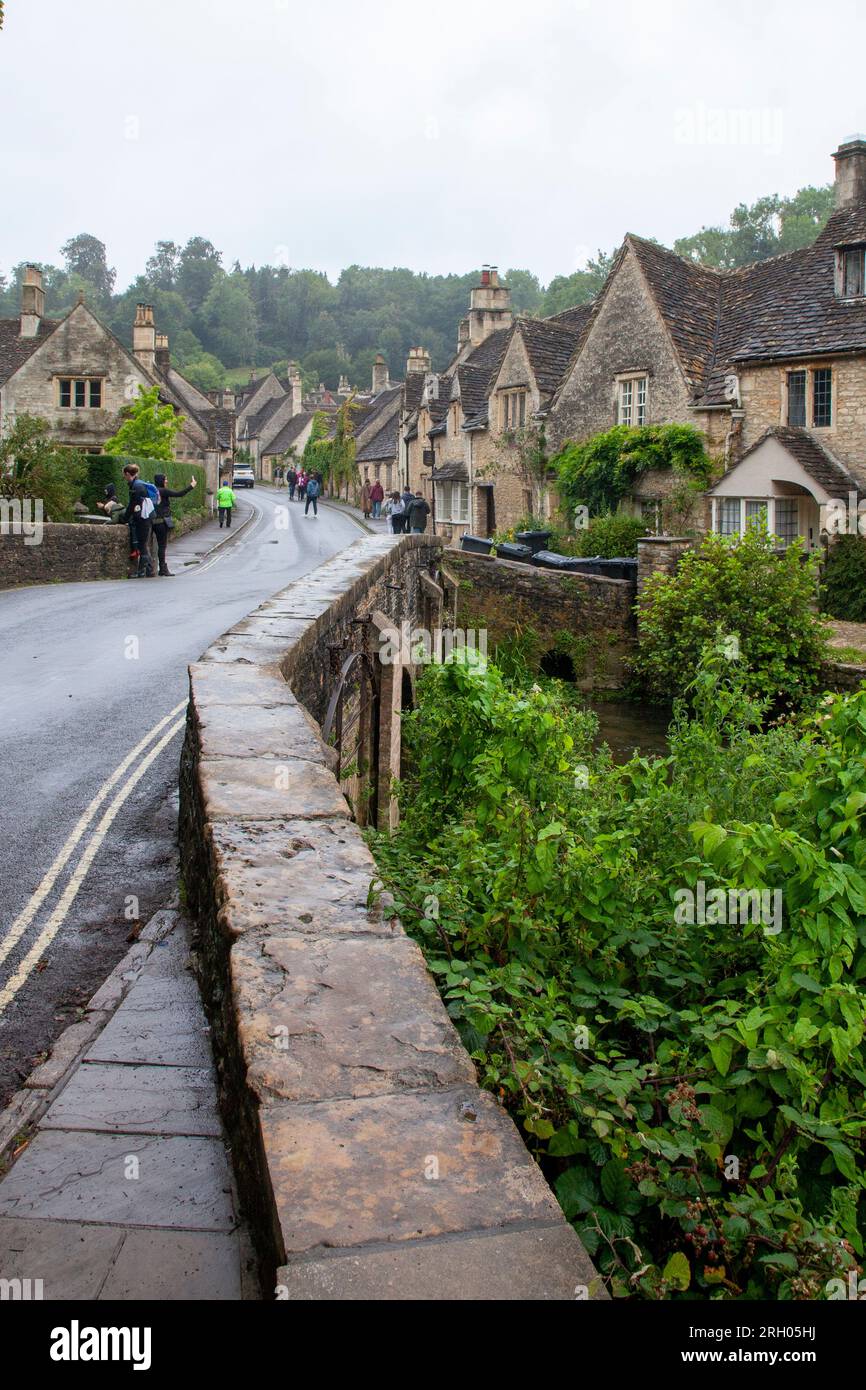 Castle Combe Village in Whiltshire Stock Photo - Alamy