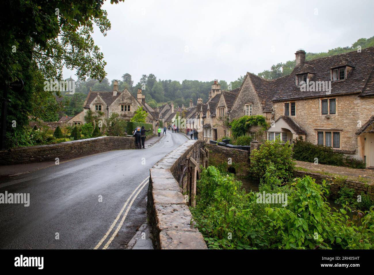 Castle Combe Village in Whiltshire Stock Photo - Alamy