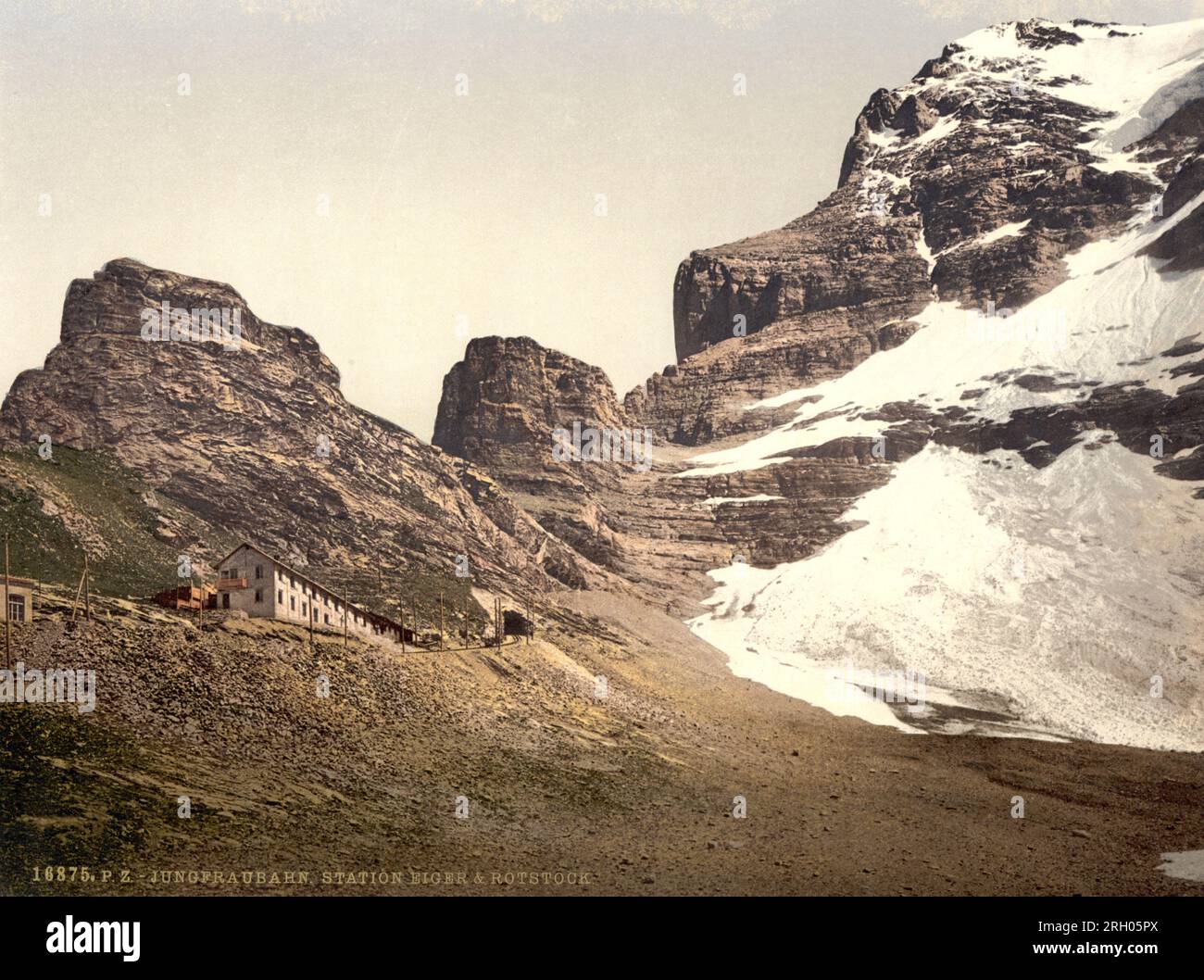Jungfrau, Eiger and Rotstock railway station, Bernese Alps, Bern ...