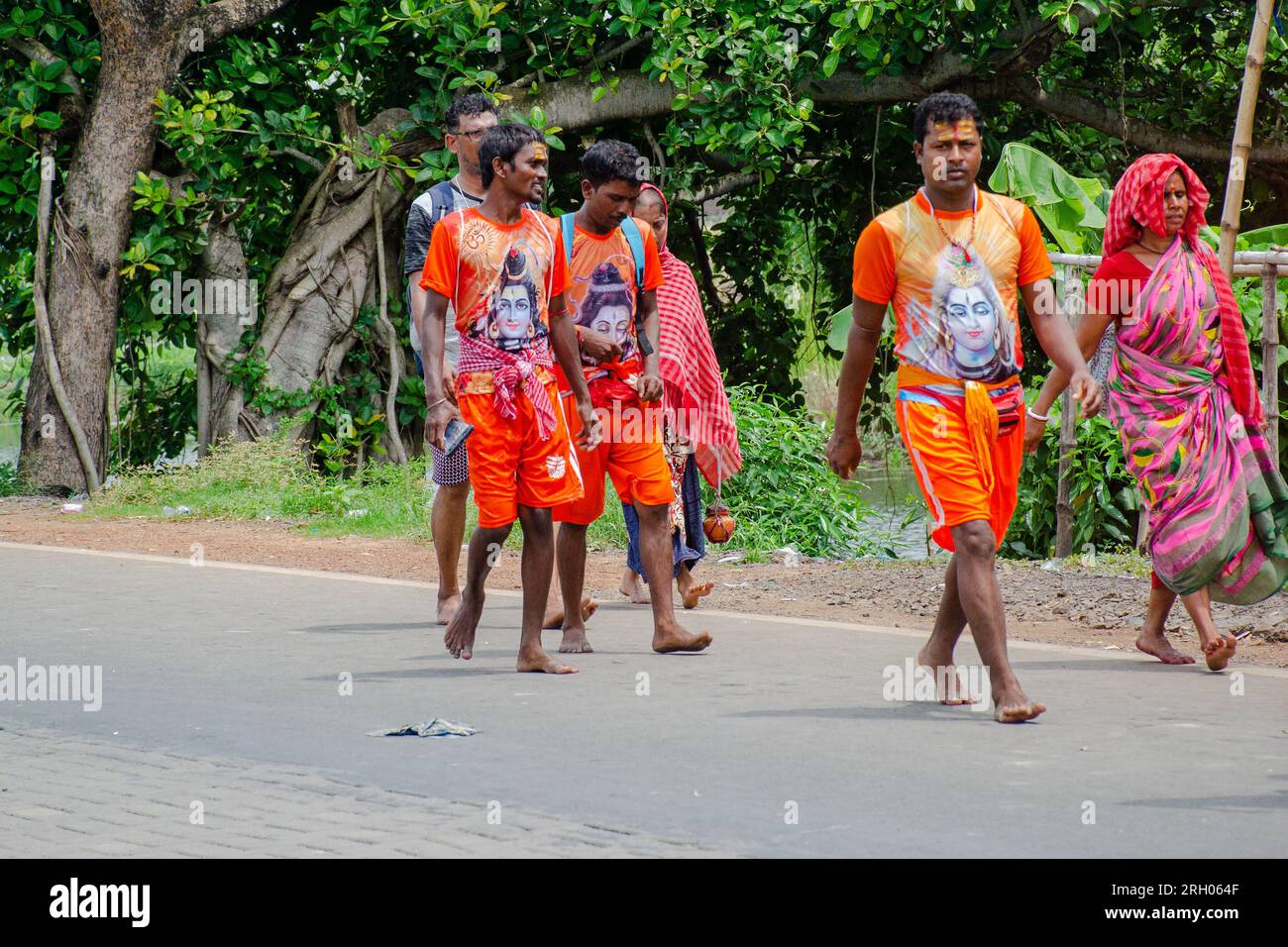 Shiva devotee at rural west bengal Stock Photo - Alamy