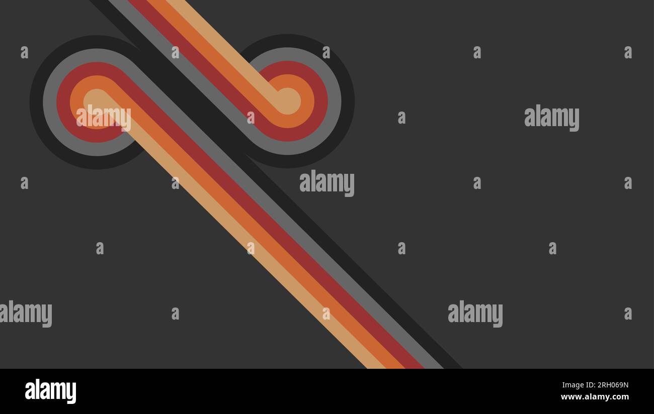 Abstract retro background. Simple shapes. Vintage colors Stock Vector ...