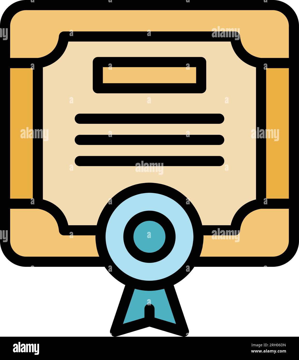 Conference diploma icon outline vector. Online group. Call webinar ...