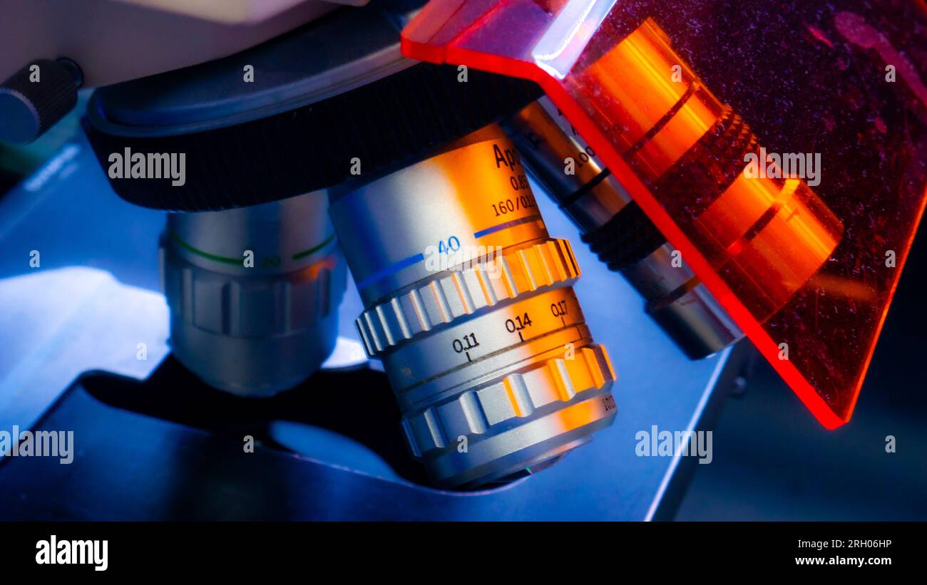 A laboratory microscope Stock Photo - Alamy