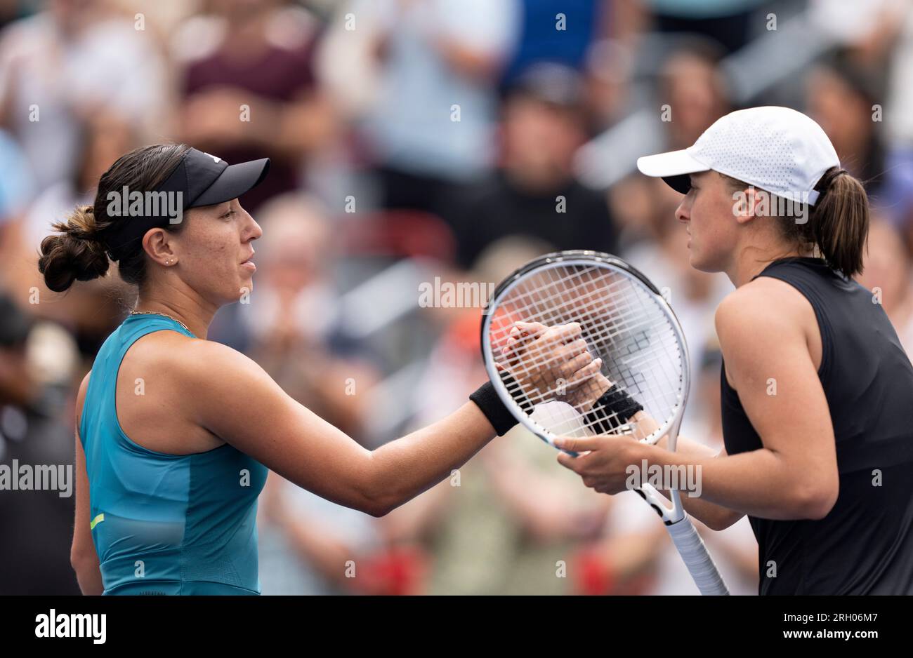 Montreal, Canada. 12th Aug, 2023. Jessica Pegula of the United States ...