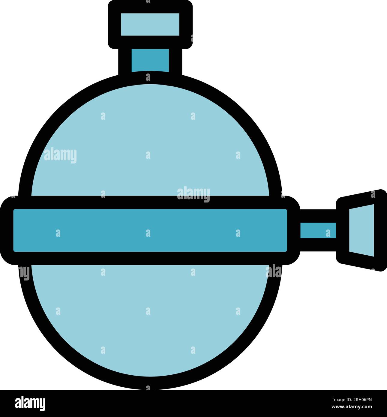 Reverse osmosis system icon outline vector. Water filter. Plant ...