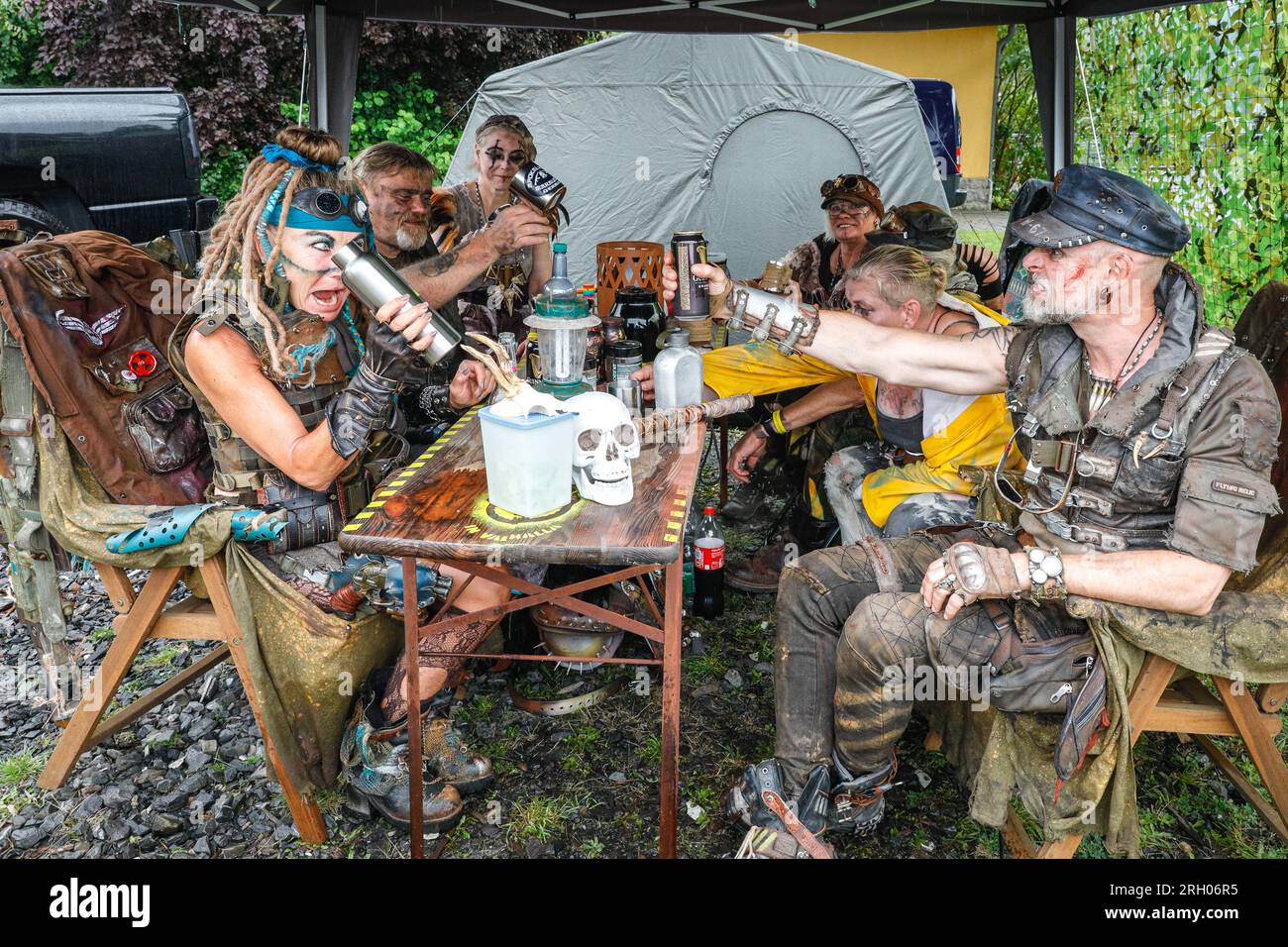 Henrichenburg, Waltrop, Germany. 12th Aug, 2023. Partcipants from the ...