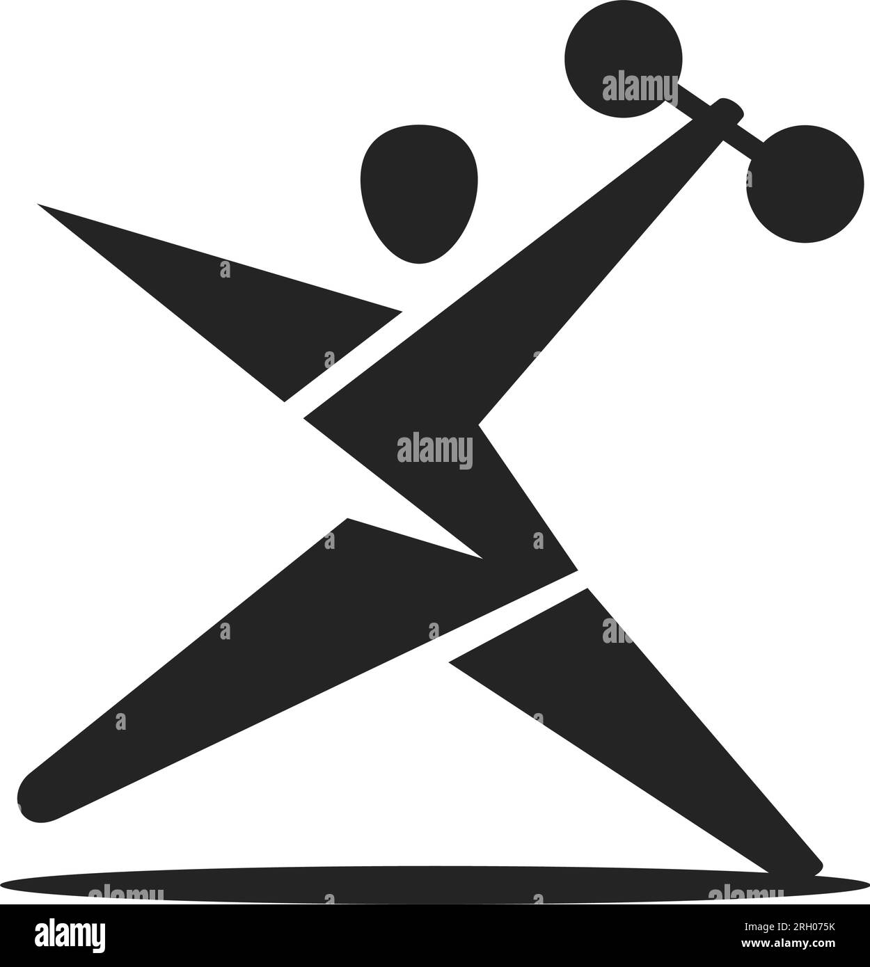 gym logo template Isolated. Brand Identity. Icon Abstract Vector ...