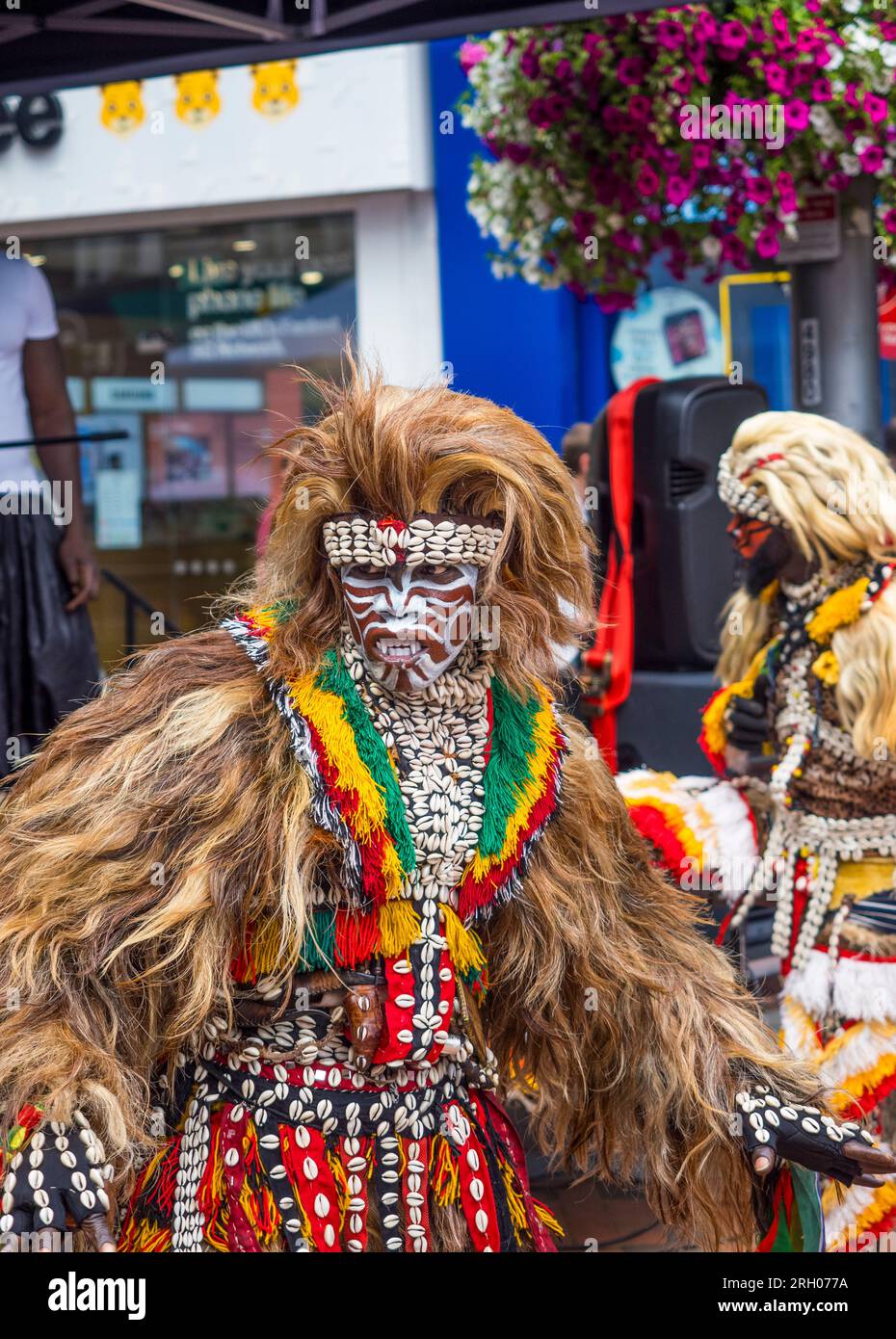 Lion People Dancing, (Zimba Lion Masquerade) at, Carnival of the World ...