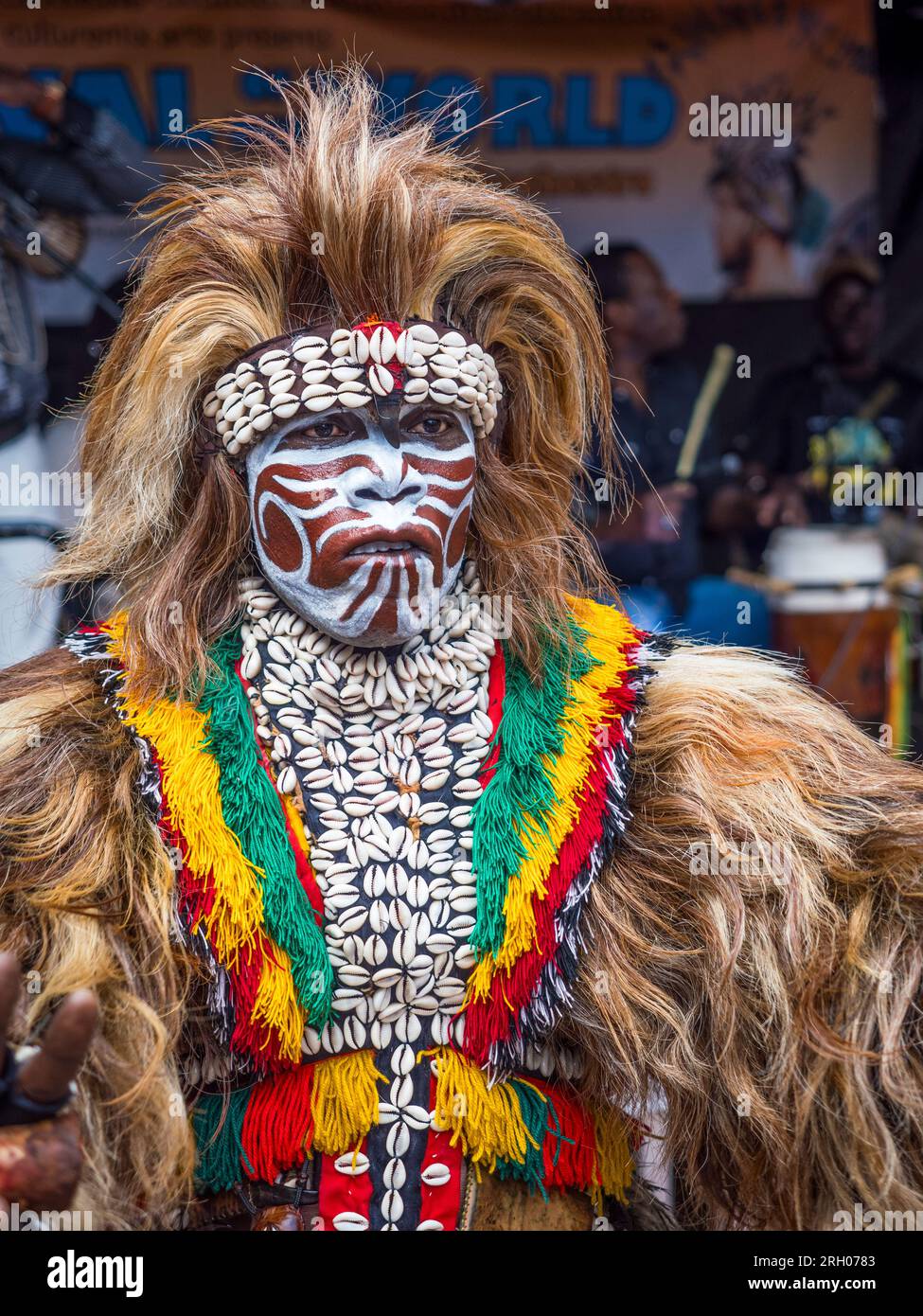 Lion People Dancing, (Zimba Lion Masquerade) at, Carnival of the World ...