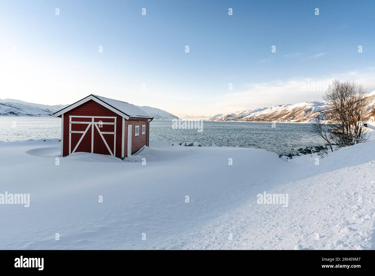 Nature landscape of Tromso, Norway in Winter Stock Photo - Alamy