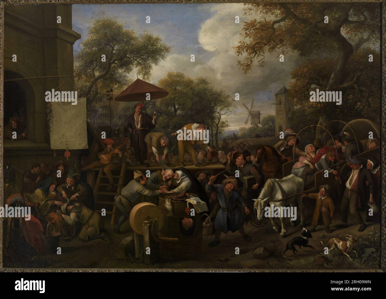 The Quack by Jan Steen Stock Photo - Alamy