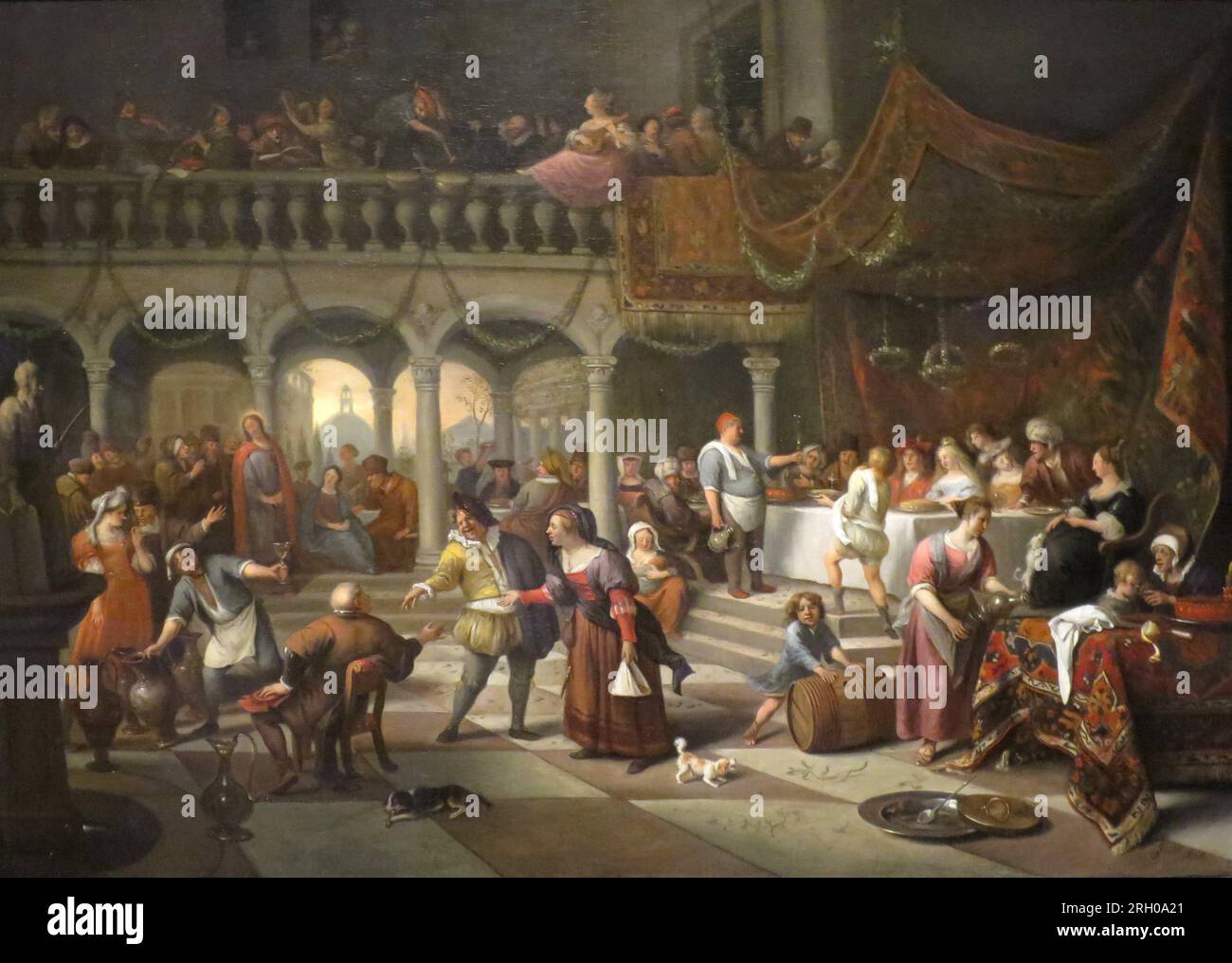 Marriage at Cana 1676 by Jan Steen Stock Photo - Alamy