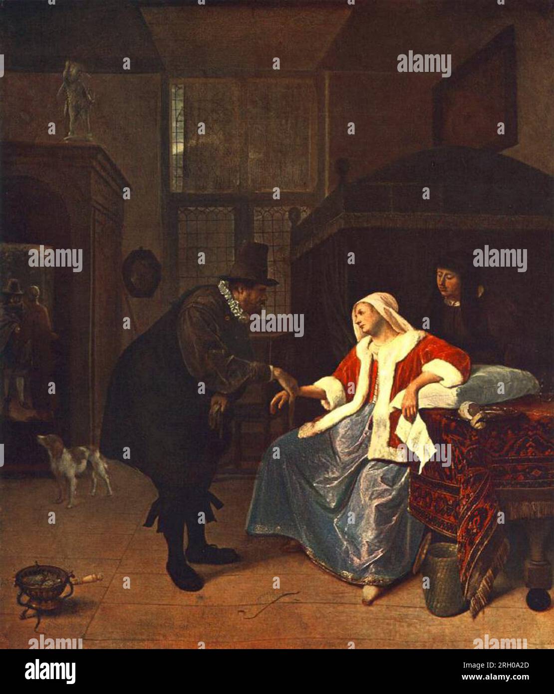 Love Sickness circa 1660 by Jan Steen Stock Photo - Alamy